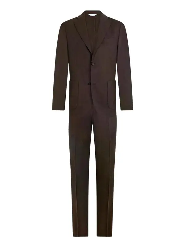 Boglioli Button Single-breasted Suit - Brown