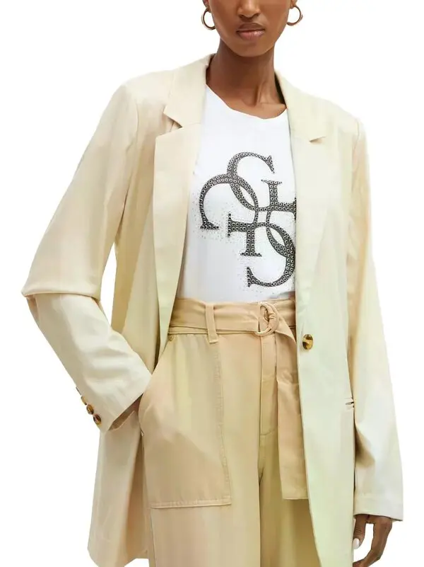 Guess Belted Blazer - Neutrals