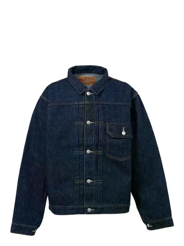 Mihara Yasuhiro Button Pocket Denim Jacket - Blue