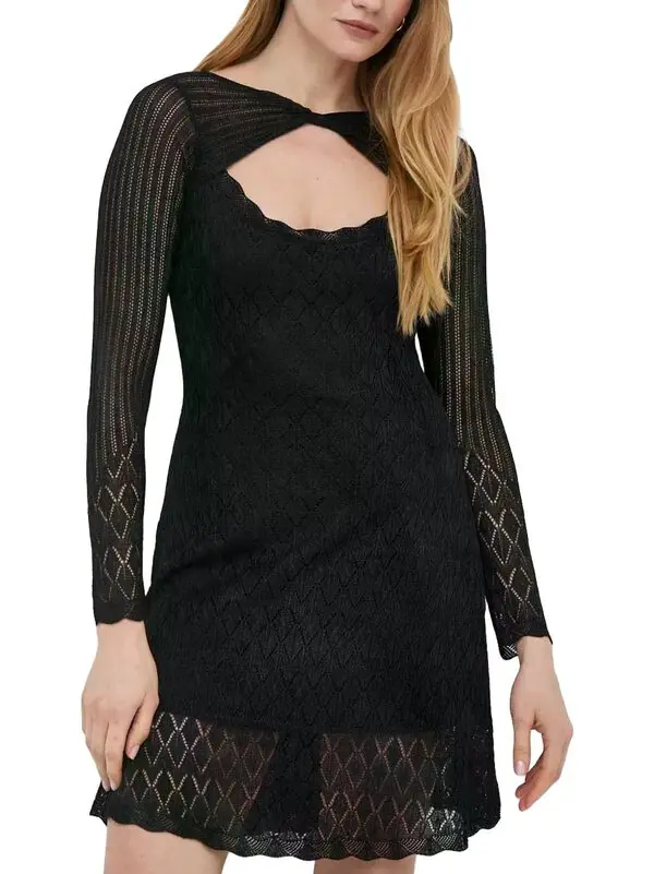 Guess Cut-out Mini Dress - Black