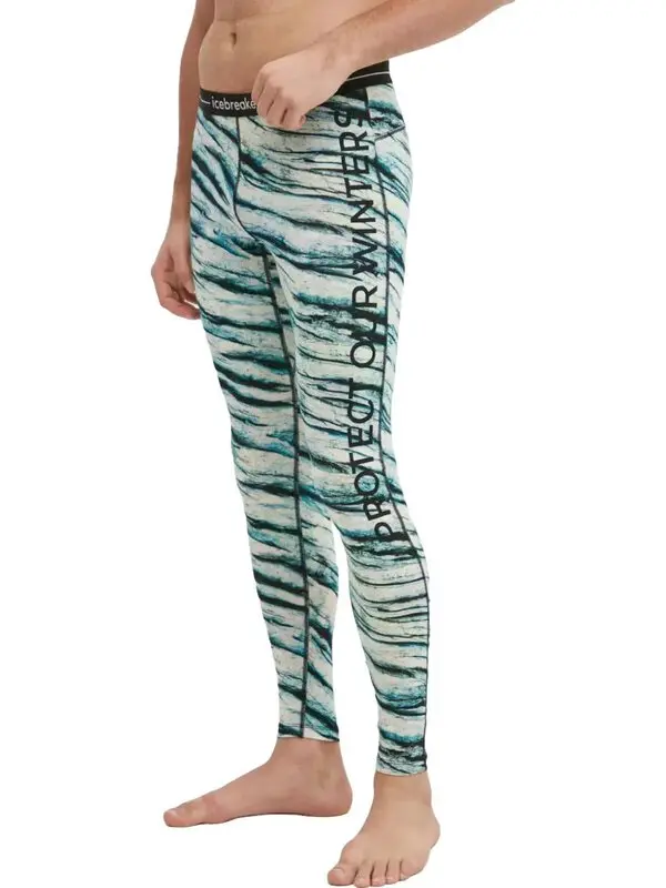 Icebreaker Printed Leggings - White
