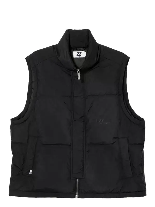 Izzue Logo-embossed Gilet - Black