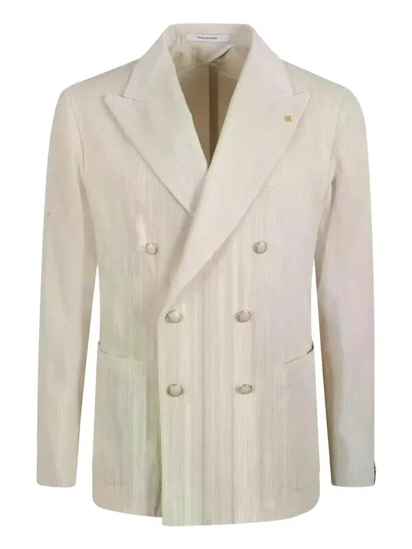 Tagliatore Corduroy Blazer - Neutrals