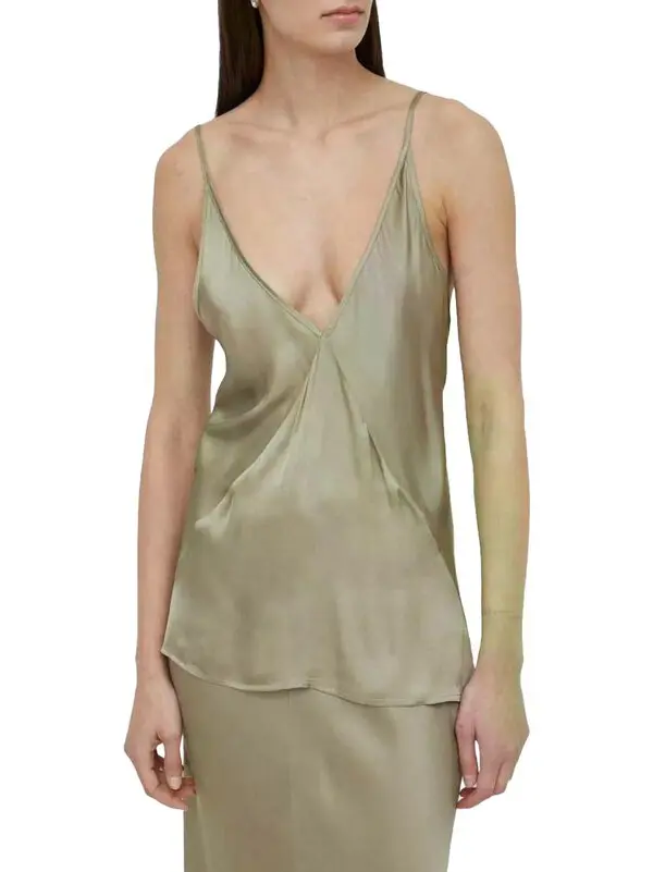 HERSKIND V-neck Top - Neutrals