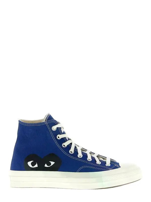 Play Comme Des Garcon X Converse Chuck 70 High-top Sneakers - Blue