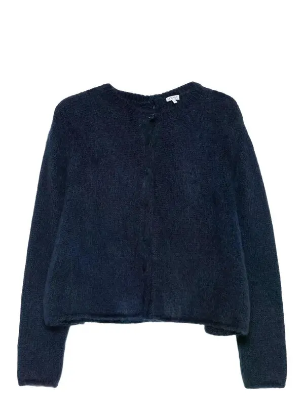 Loewe Buttoned Cardigan - Blue