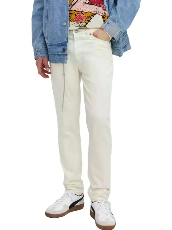 Hugo Cotton Jeans - White