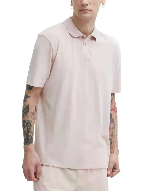 Hugo Buttoned Short-sleeve Polo Shirt - Pink