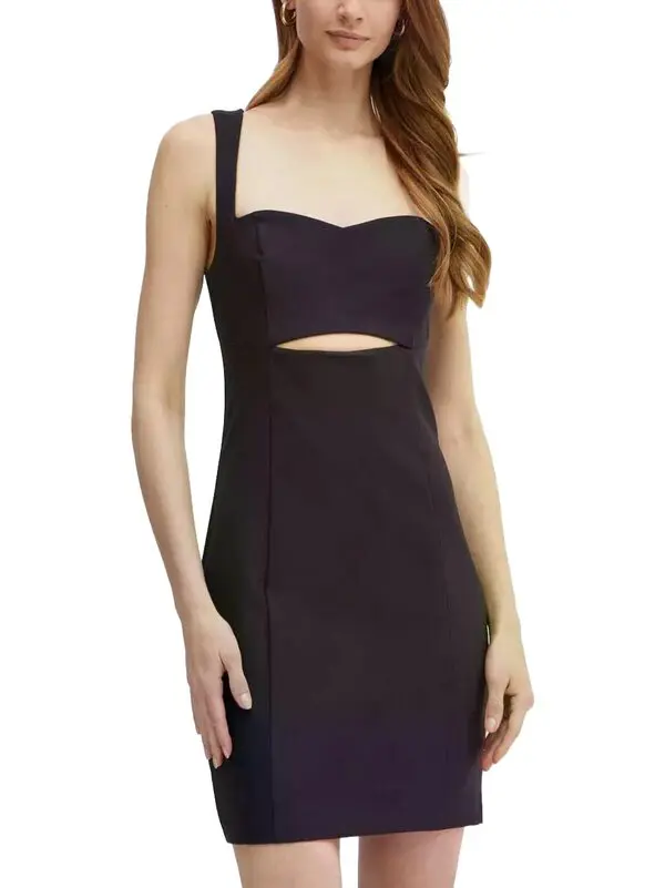Guess Cut-out Sleeveless Mini Dress - Black
