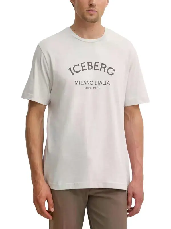 Iceberg Logo T-shirt - Neutrals