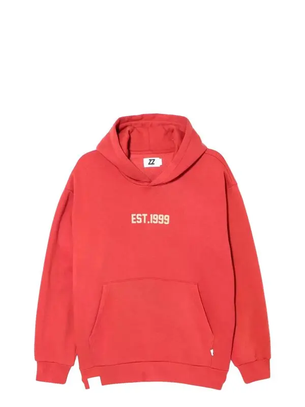 Izzue Logo-embroidered Hoodie - Red