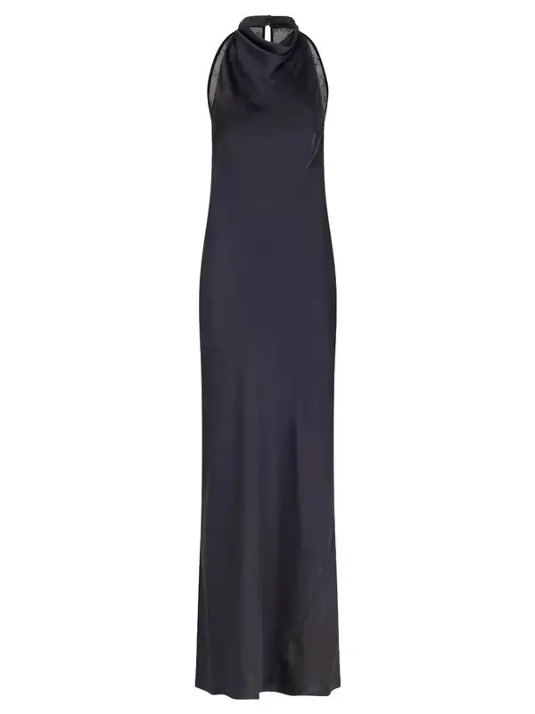 ROTATE BY BIRGER CHRISTENSEN Lace Panel Maxi Dress - Blue