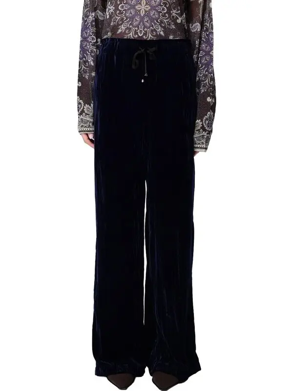 Liu Jo Wide Leg Trousers - Marine