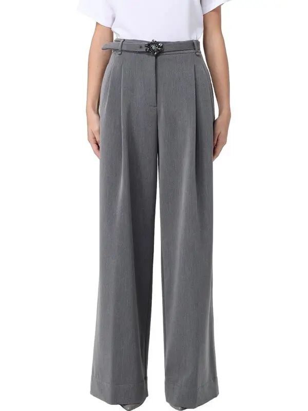Liu Jo Wide Leg Trousers - Grey
