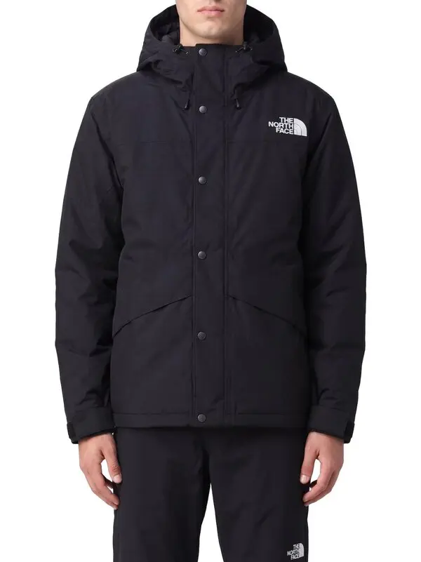 The North Face Mountain Technical Fabric Hooded Windbreaker Jacket - Black