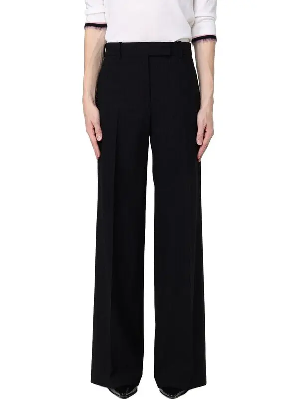 N° 21 Wide Leg Trousers - Black