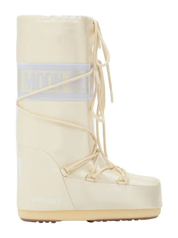 Moon Boot Lace Up Boots - White
