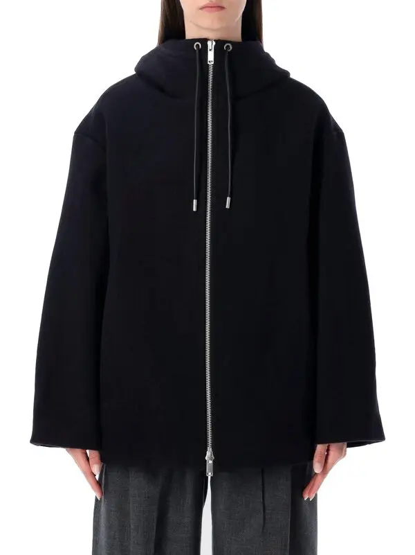 Studio Nicholson Zip Up Coat - Blue