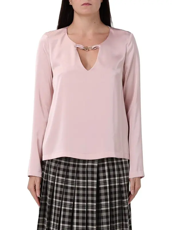 HANITA Long Sleeve Top - Blush Pink