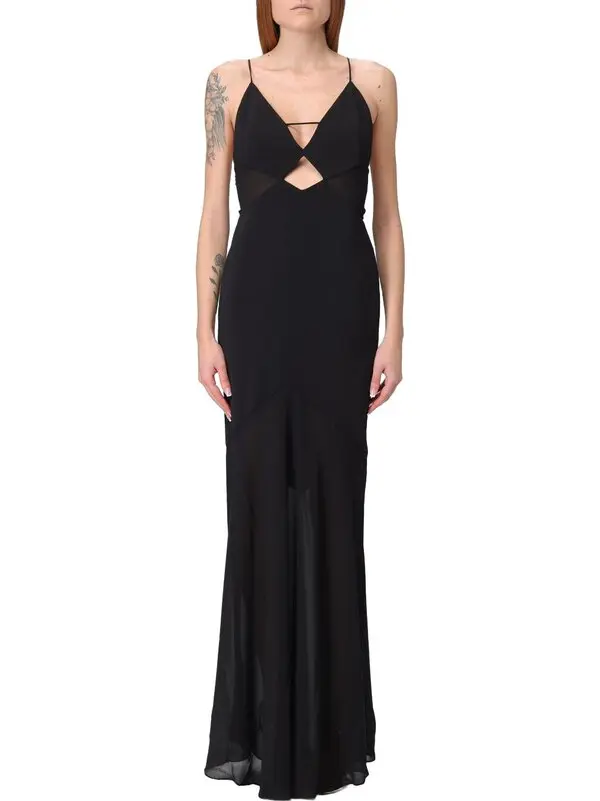 Patrizia Pepe Sleeveless Maxi Dress - Black