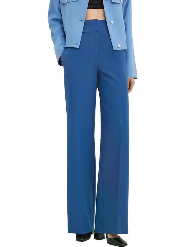 Hugo High-waisted Trousers - Blue