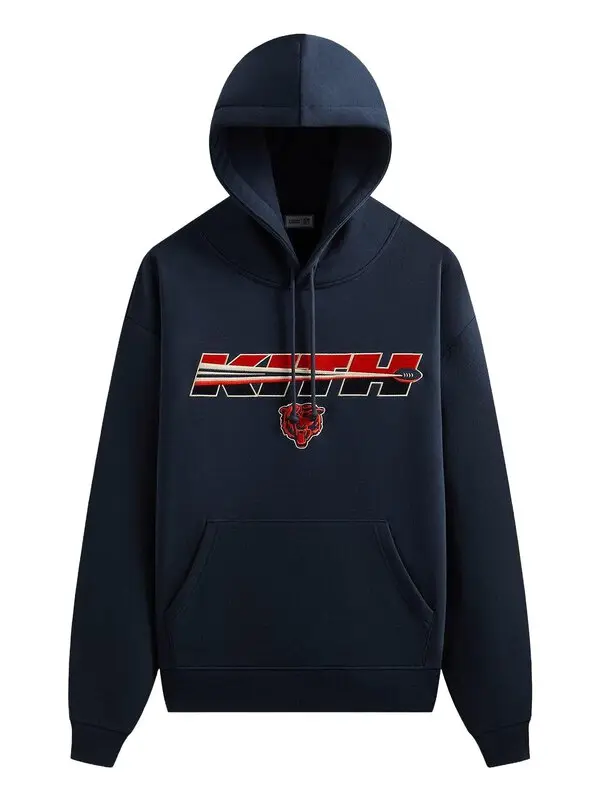Kith For The Nfl Chicago Bears Vintage Nelson Hoodie - Black