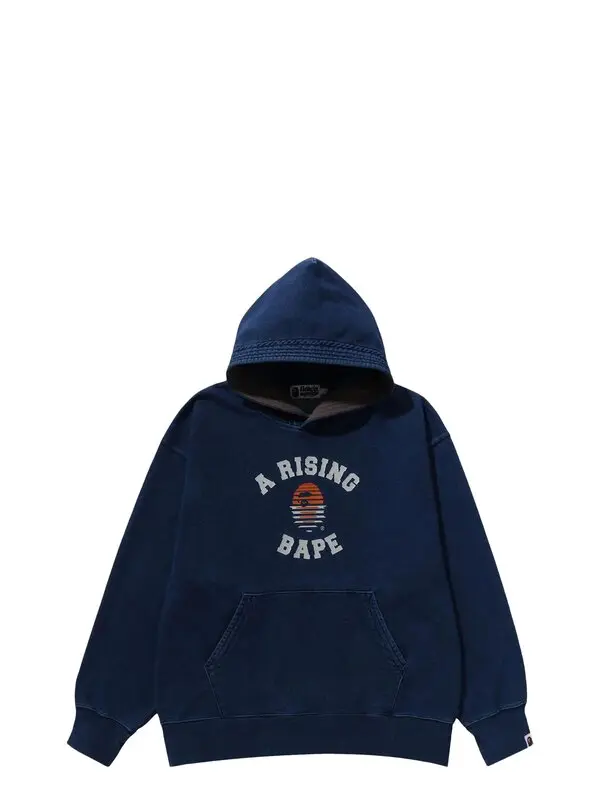 A BATHING APE A Rising Pullover Hoodie - Blue