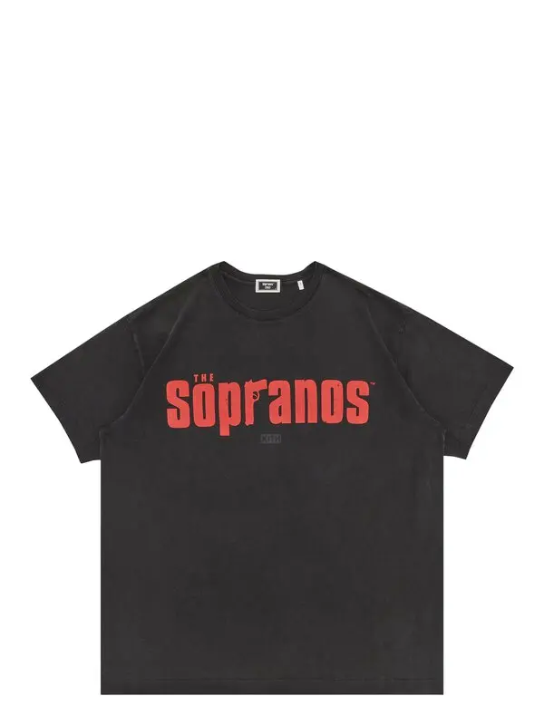 Kith X The Sopranos Vintage Tee - Black