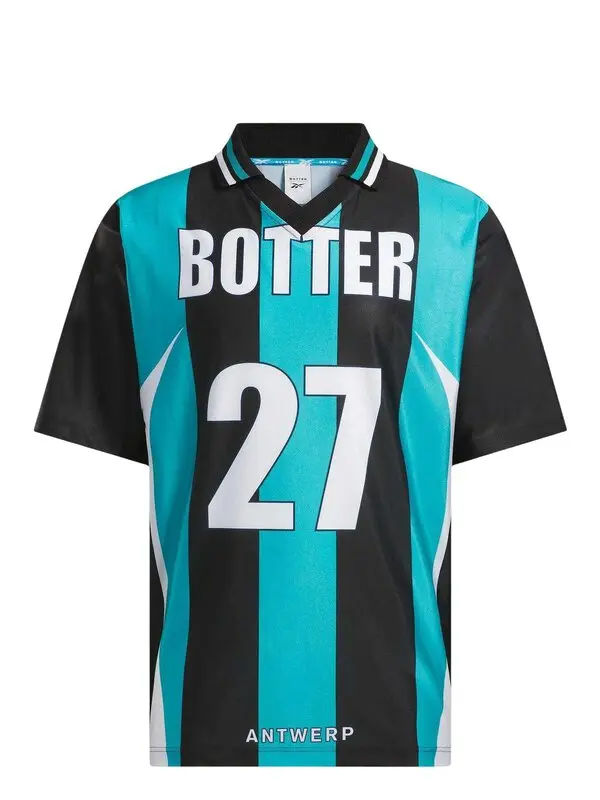 REEBOK X Botter Stripe Soccer Tee - Blue