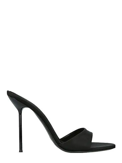 Paris Texas Lidia 105 Suede Mules - Black