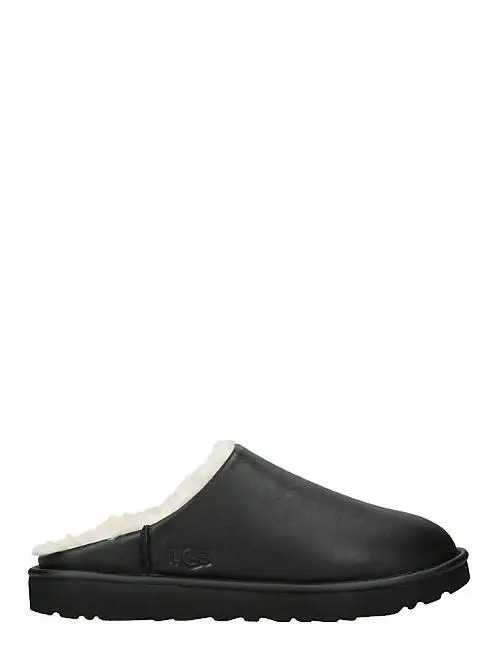 UGG Classic Slip-on Suede Slippers - Black