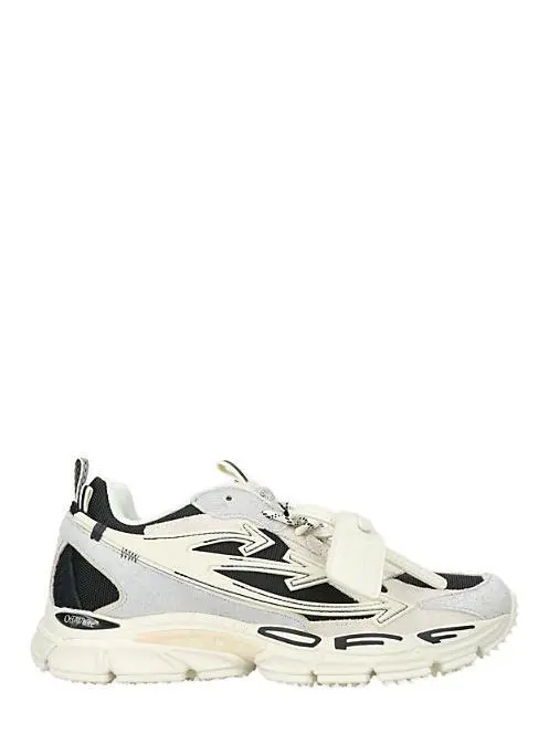 Off-White Be Right Back Suede Trainers - White/blk