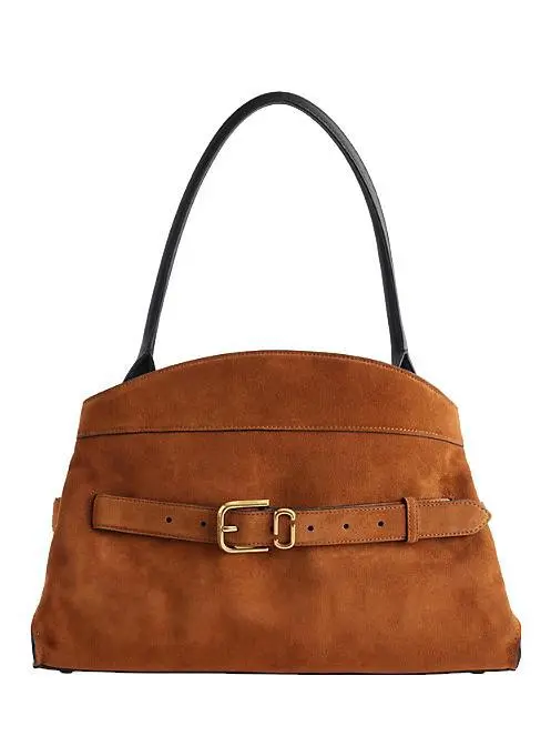 Marc Jacobs Dakota Suede Satchel Bag - Copper