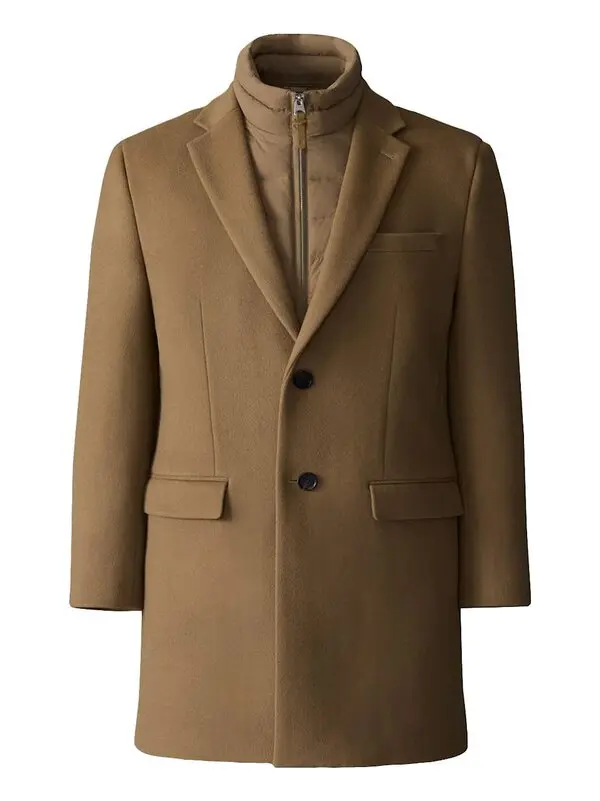 Mackage Skai-slb 3-in-1 Wool Overcoat - Otter