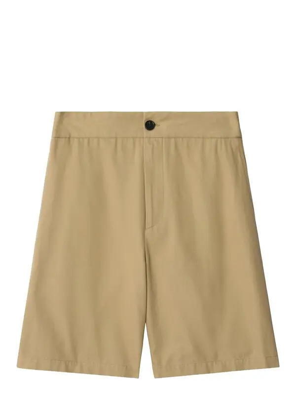 Burberry Tailored Gabardine Shorts - Beige