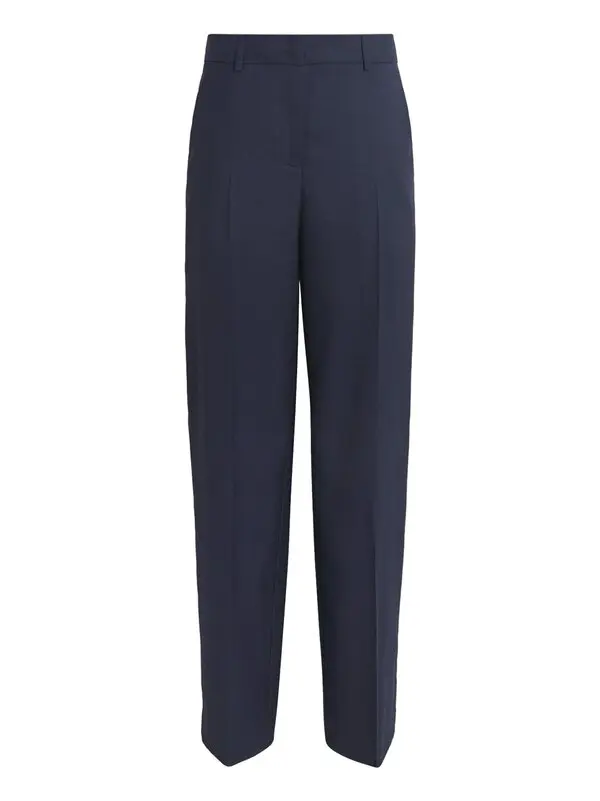 Max & Co. Straight Tailored Trousers - Blue