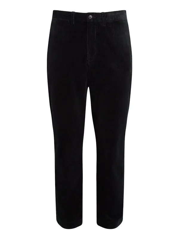 Ralph Lauren Cotton-blend Corduroy Trousers - Black