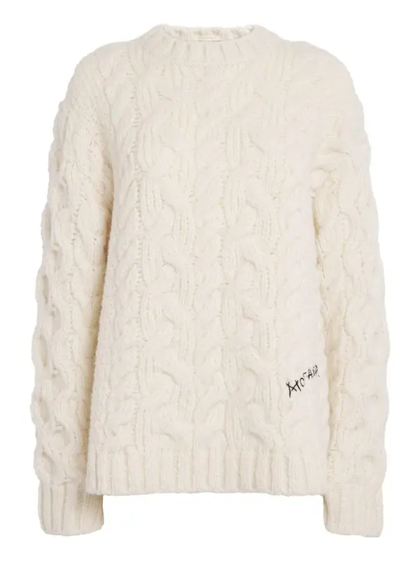 MOTHER The Chunky Sweater - Ivory