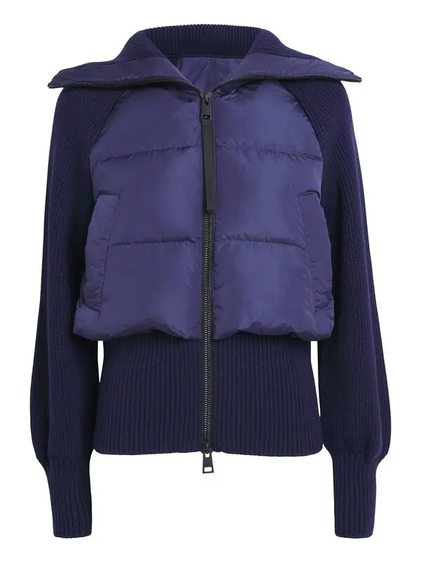 Canada Goose Knitted Hybridge Astoria Jacket - Navy