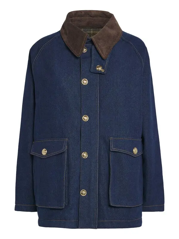 Sandro Denim Chore Jacket - Blue