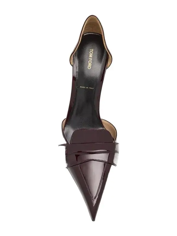 TOM FORD Eva Patent Leather Pumps - Cherry