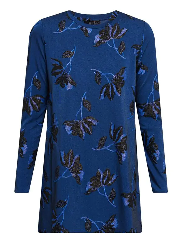 Johnny Was Floral Metallic Jenna Tunic - Midnight B