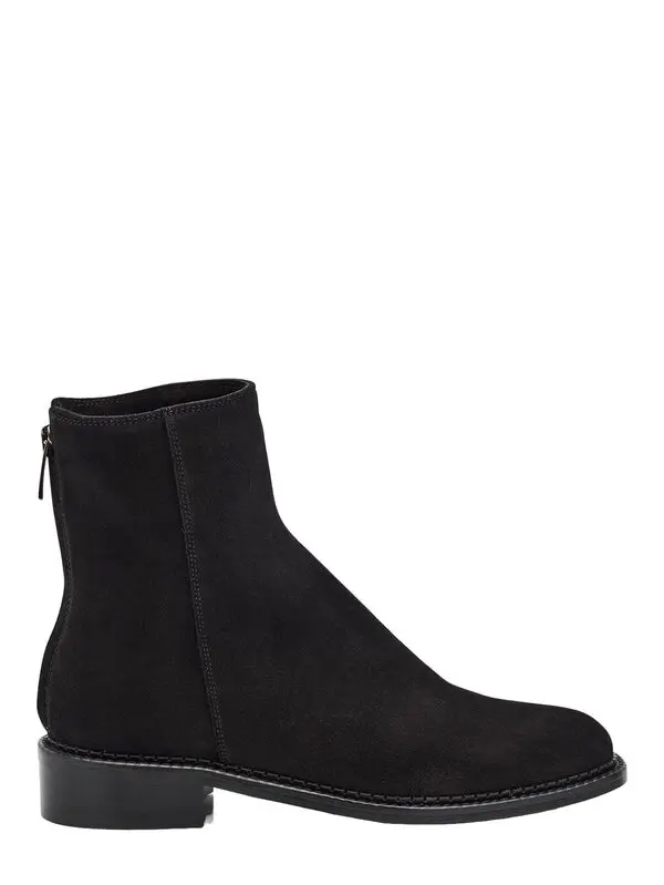 La Canadienne Selina Waterproof Suede Booties - Black