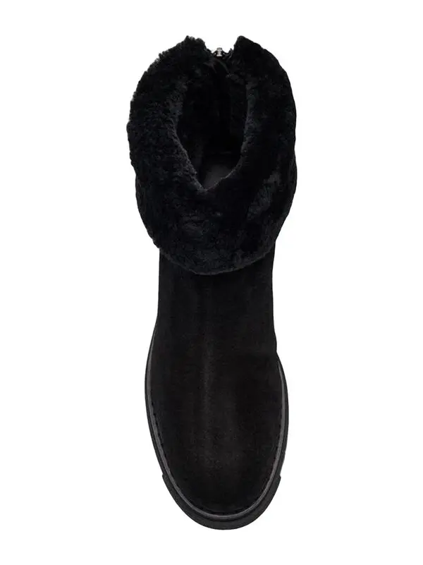 La Canadienne Dory Shearling-lined Ankle Boots - Black