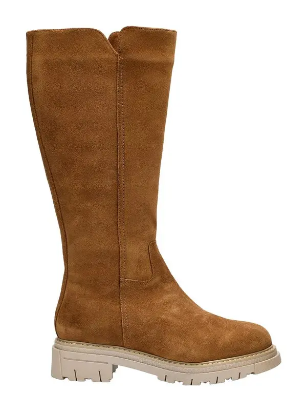 La Canadienne Shearling-lined Knee-high Boots - Toffee