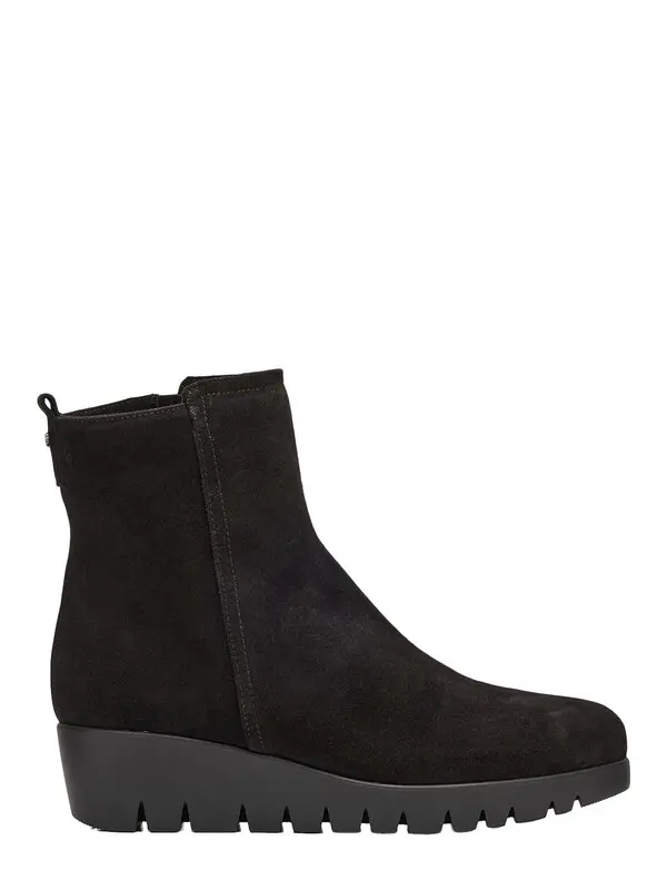 La Canadienne Thyme Wedge Booties - Black