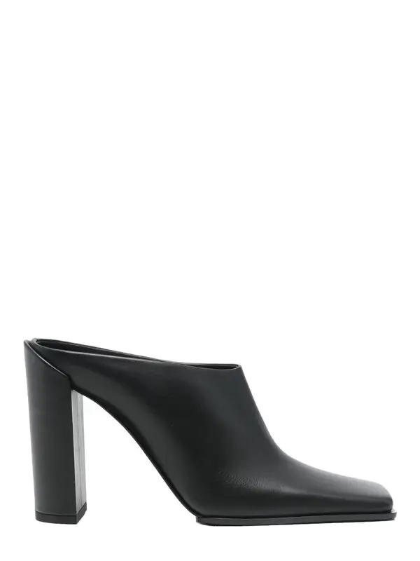 Alaïa Leather Mules - Black