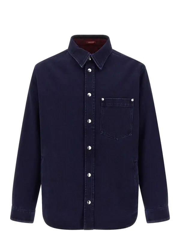 Gucci Reversible Cotton Shirt - Blue