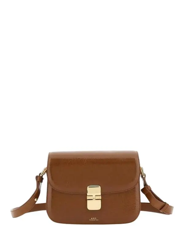 A.p.c. Grace Small Crossbody Bag - Brown