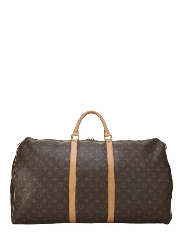 LOUIS VUITTON Monogram Keepall 60 - Brown